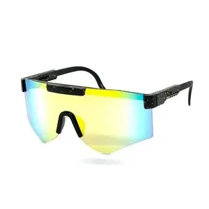 Accessories | Shield Sunglasses Mirrored Visor Cyclops Futuristic Rave ...